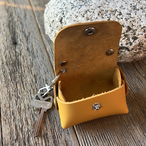 Handmade | Accessories | Handmade Leather Mini Bag Keychain | Poshmark